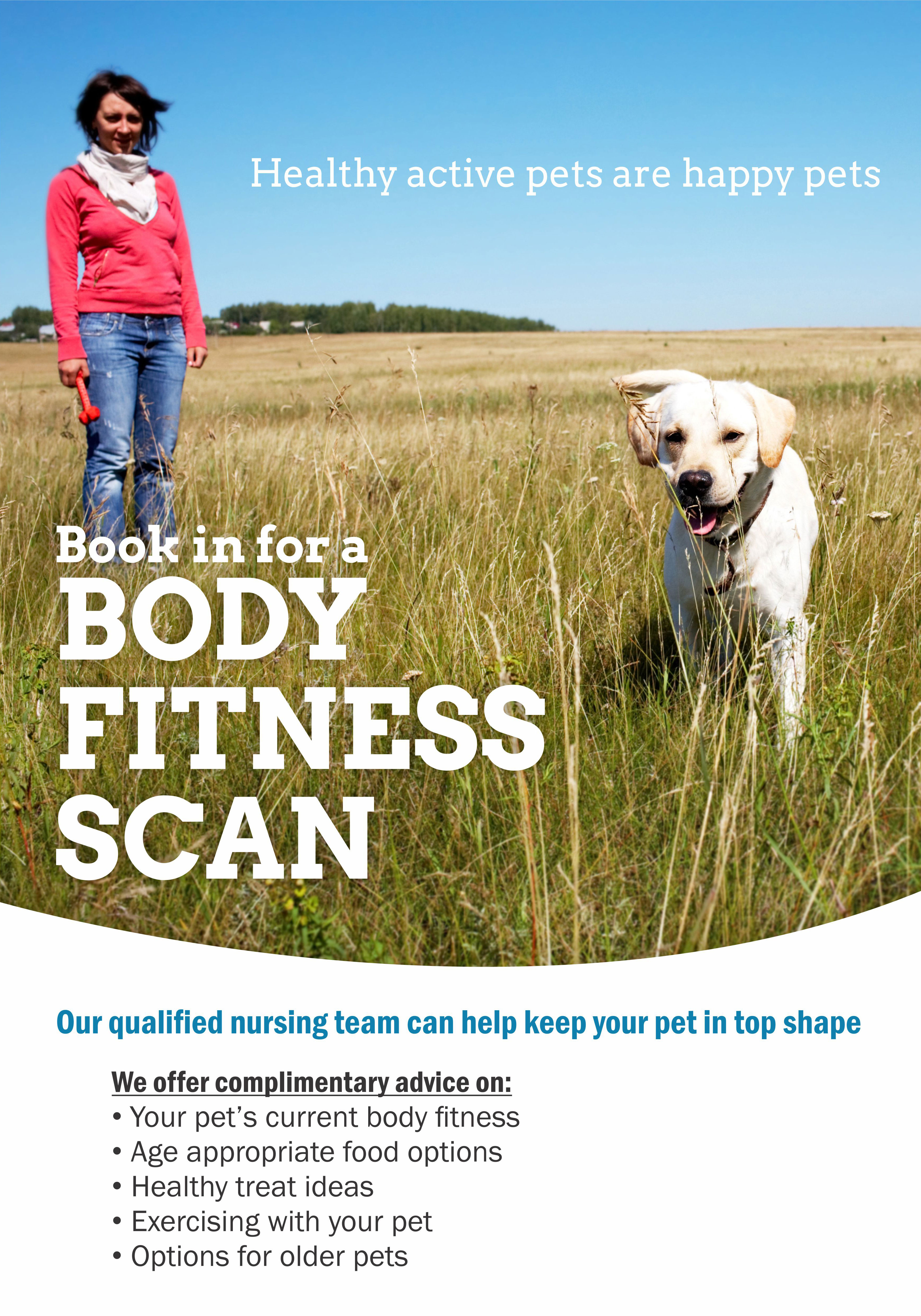 Generall Poster Body Scan - Daisy Hill Veterinary Clinic